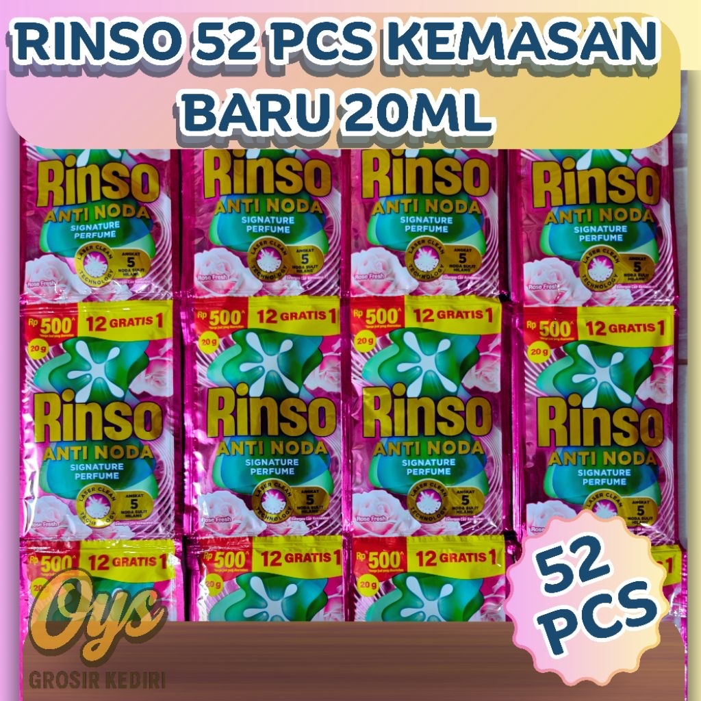 Jual Rinso Cair Sachet Renceng Terlengkap & Harga Terbaru Juni 2026 ...