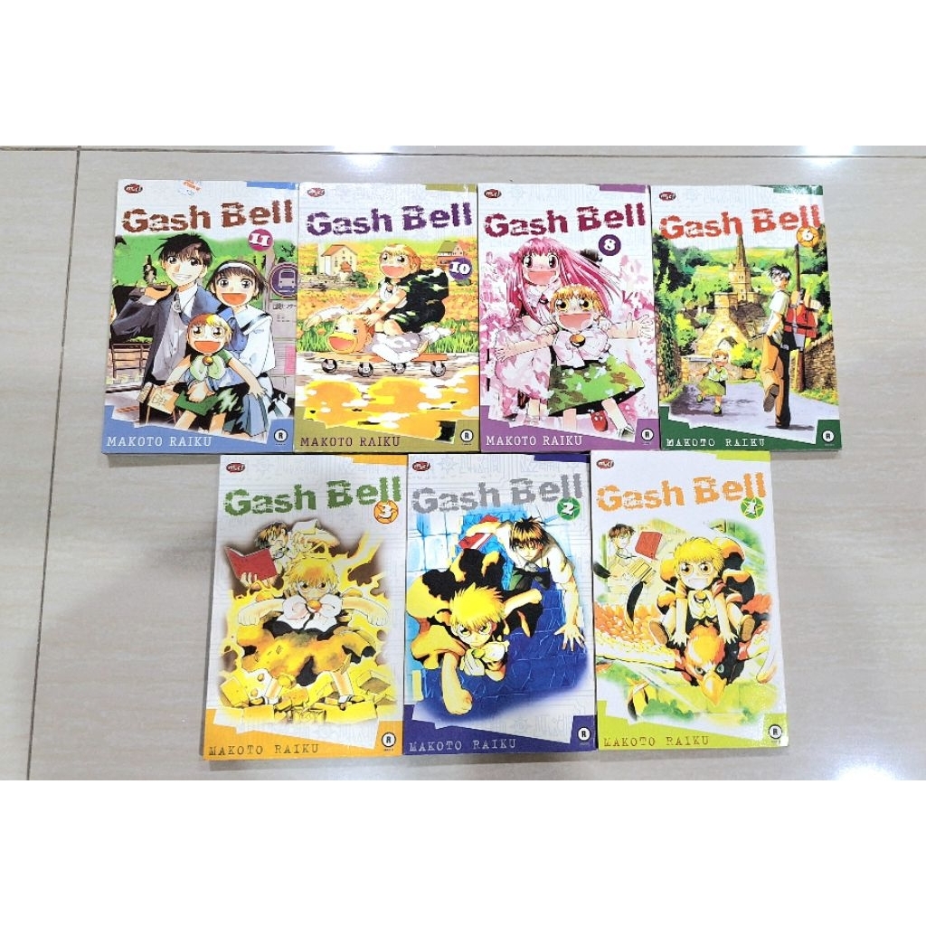 Jual 7 Komik Gash Bell Original Bundle Paket | Shopee Indonesia