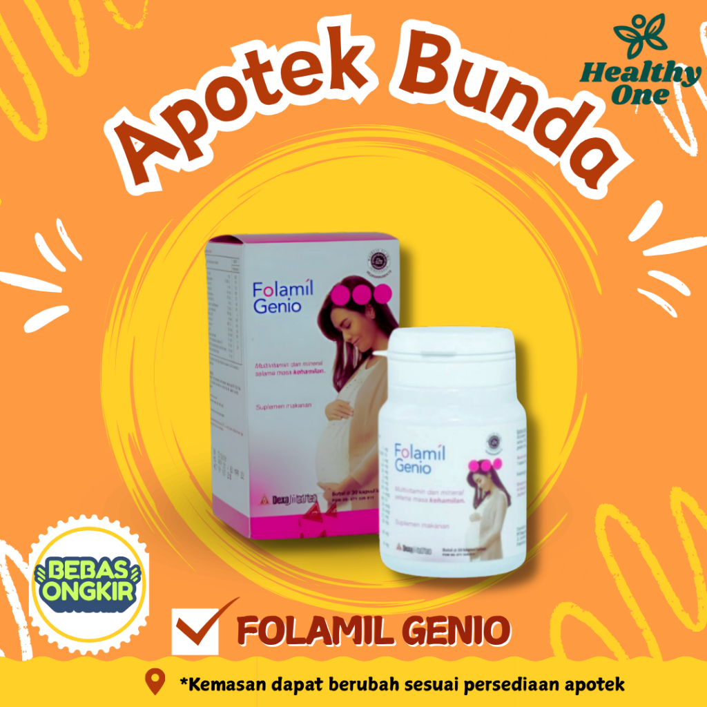 Jual FOLAMIL GENIO ISI 30 CAPSUL | Shopee Indonesia