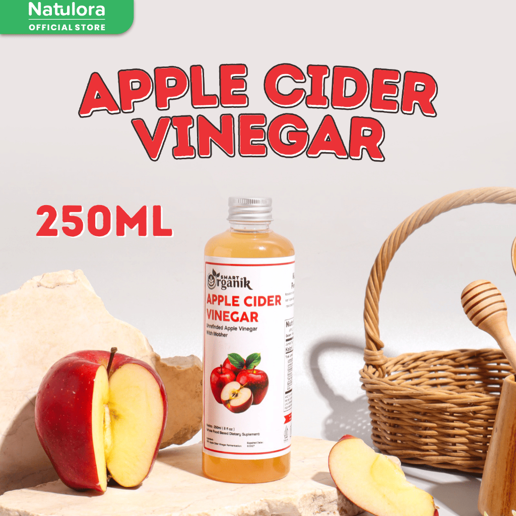 Jual Cuka Apel /Apple Cider 250ml Vinegar With Mother Cuka Sari Apel ...