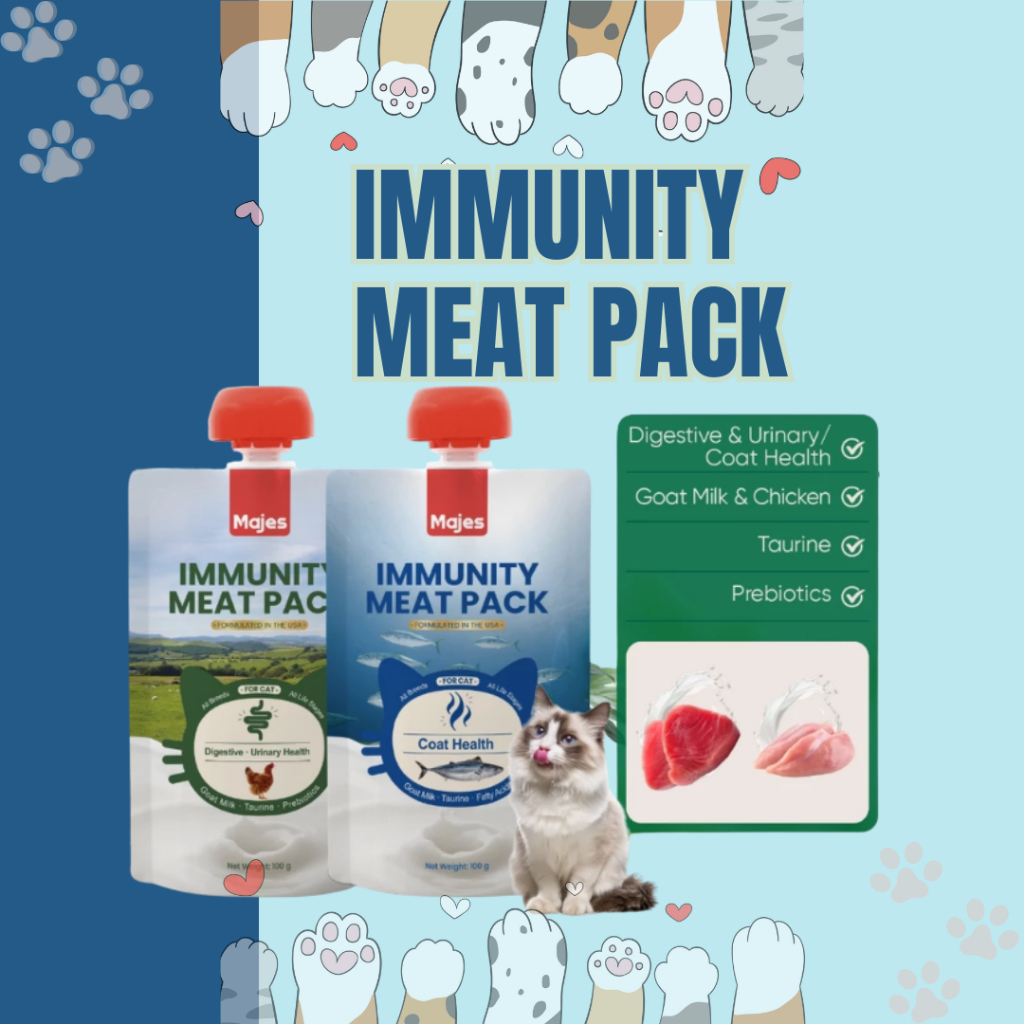 Jual Majes Immunity Meat Pack for Cats Digestive Urinary Coat Health ...