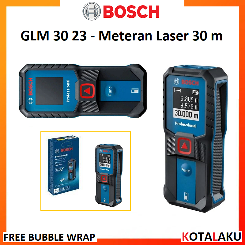 Jual Bosch GLM30 GLM 30 23 Meteran Laser Digital Rangefinder Alat Ukur ...