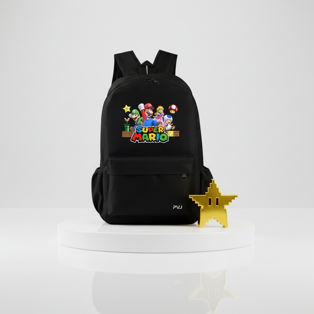 Jual PVJ - Tas Mario Bros Ransel Anak Sekolah Game Super mario Luigi ...