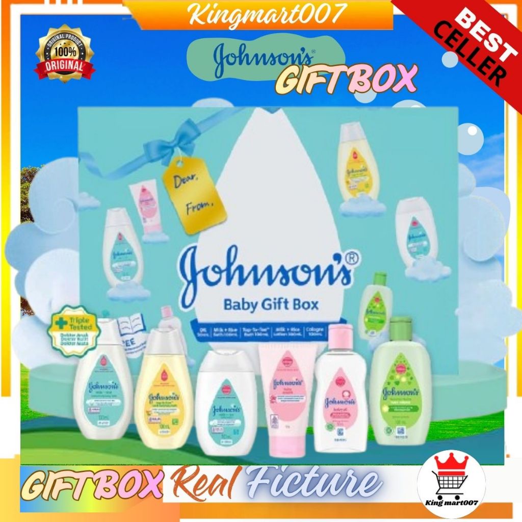 Jual Johnsons Premium Baby Gift Set 9 item | Shopee Indonesia