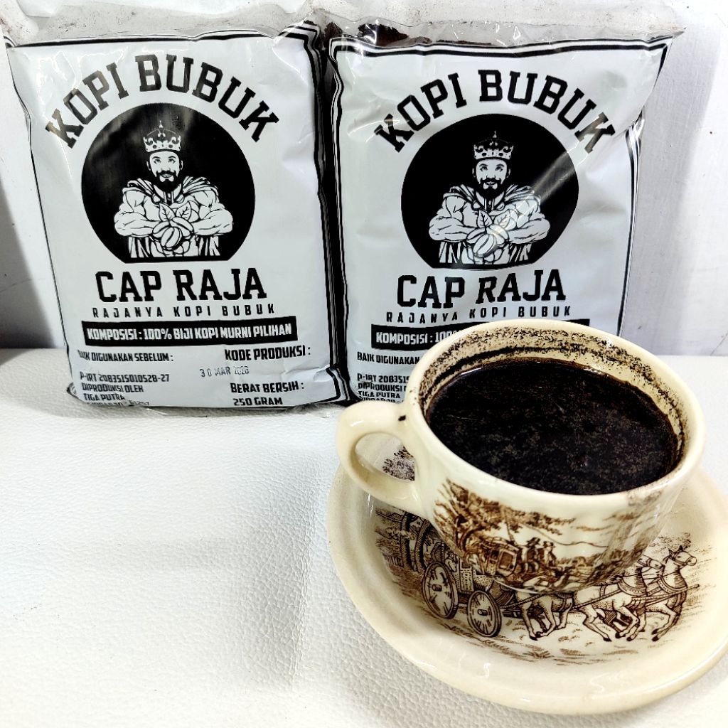 Jual Kopi Bubuk Cap Raja / Kopi bubuk Premium / Biji Kopi Pilihan Asli ...