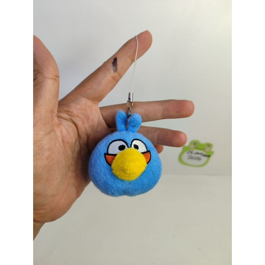 Jual boneka angry bird angrybird blue mini keychain | Shopee Indonesia