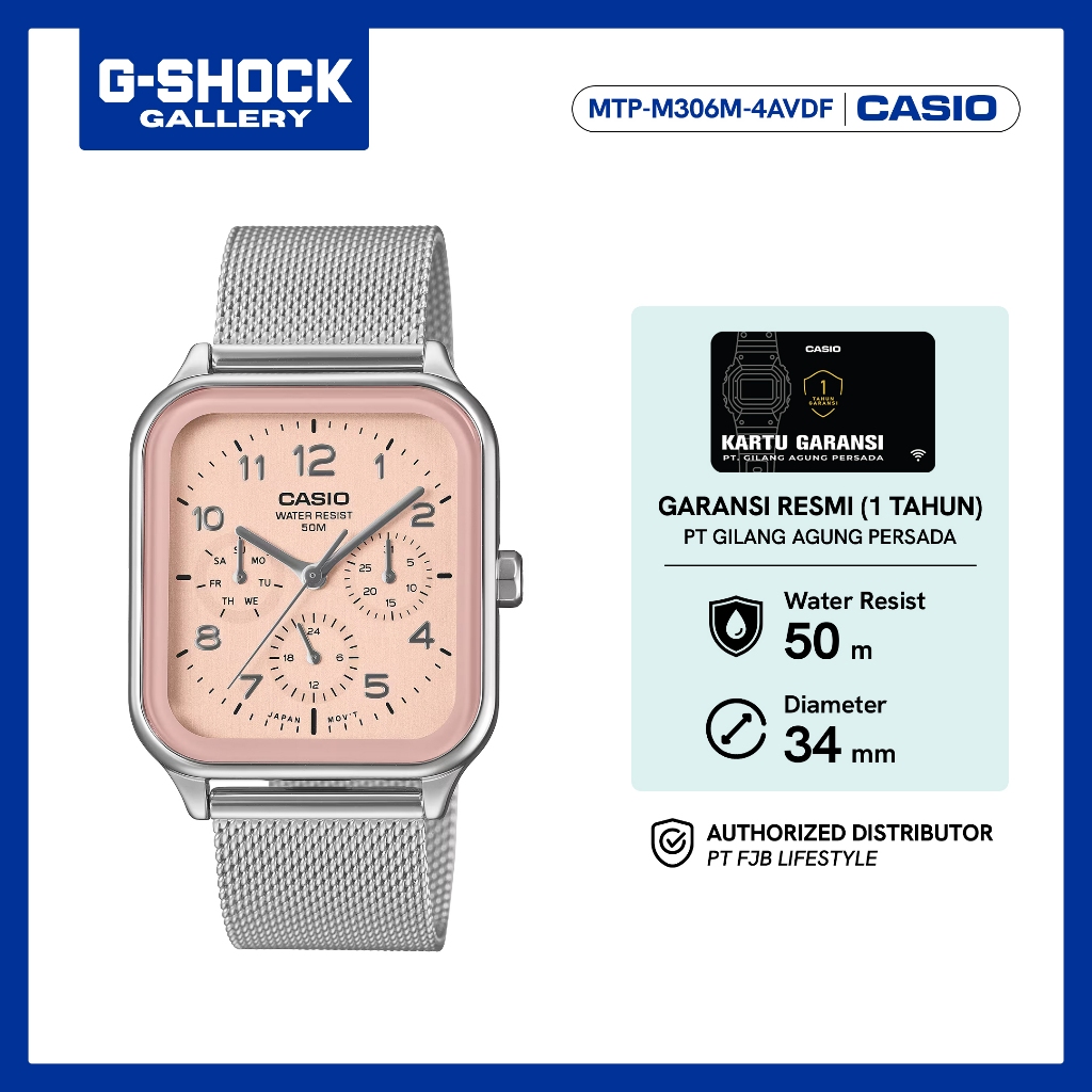 Jual Jam Tangan Casio Pria MTP-M306M-4AVDF Analog | Shopee Indonesia