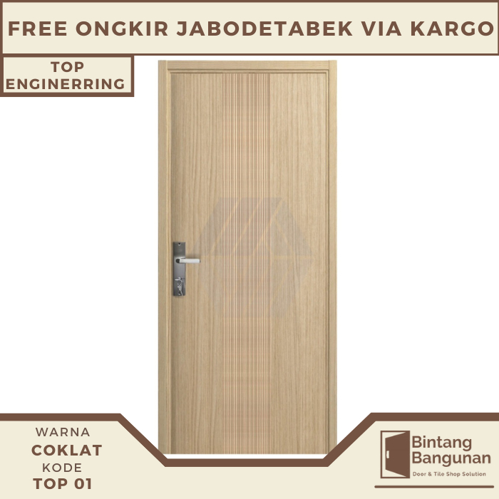 Jual Pintu Kamar | Pintu Engineering Door 90x215 TP 01 KODAI | Shopee ...