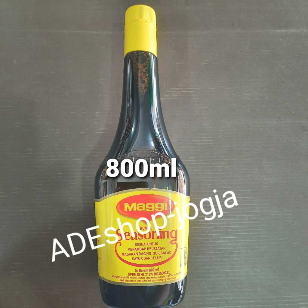 Jual Maggi bumbu Seasoning 800 ml penyedap cair kemasan botol bukan ...