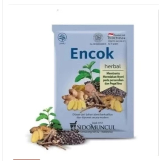 Jual Jamu Encok Sido Muncul Kemasan 1pack isi 10sachet | Shopee Indonesia