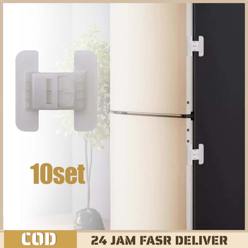 Jual 10 set Stiker Gembok Tempel Kunci Pengaman Anak Penutup Pintu ...