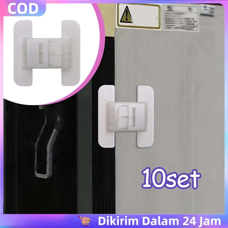 Jual 10 set Kunci Pengaman Anak Stiker Gembok Tempel Penutup Pintu ...