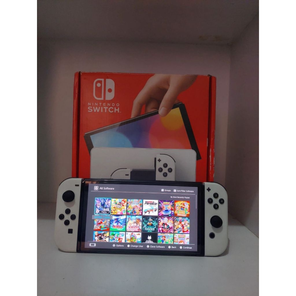 Jual Nintendo switch oled cfw dual boot 512gb, normal no minus , sudah ...