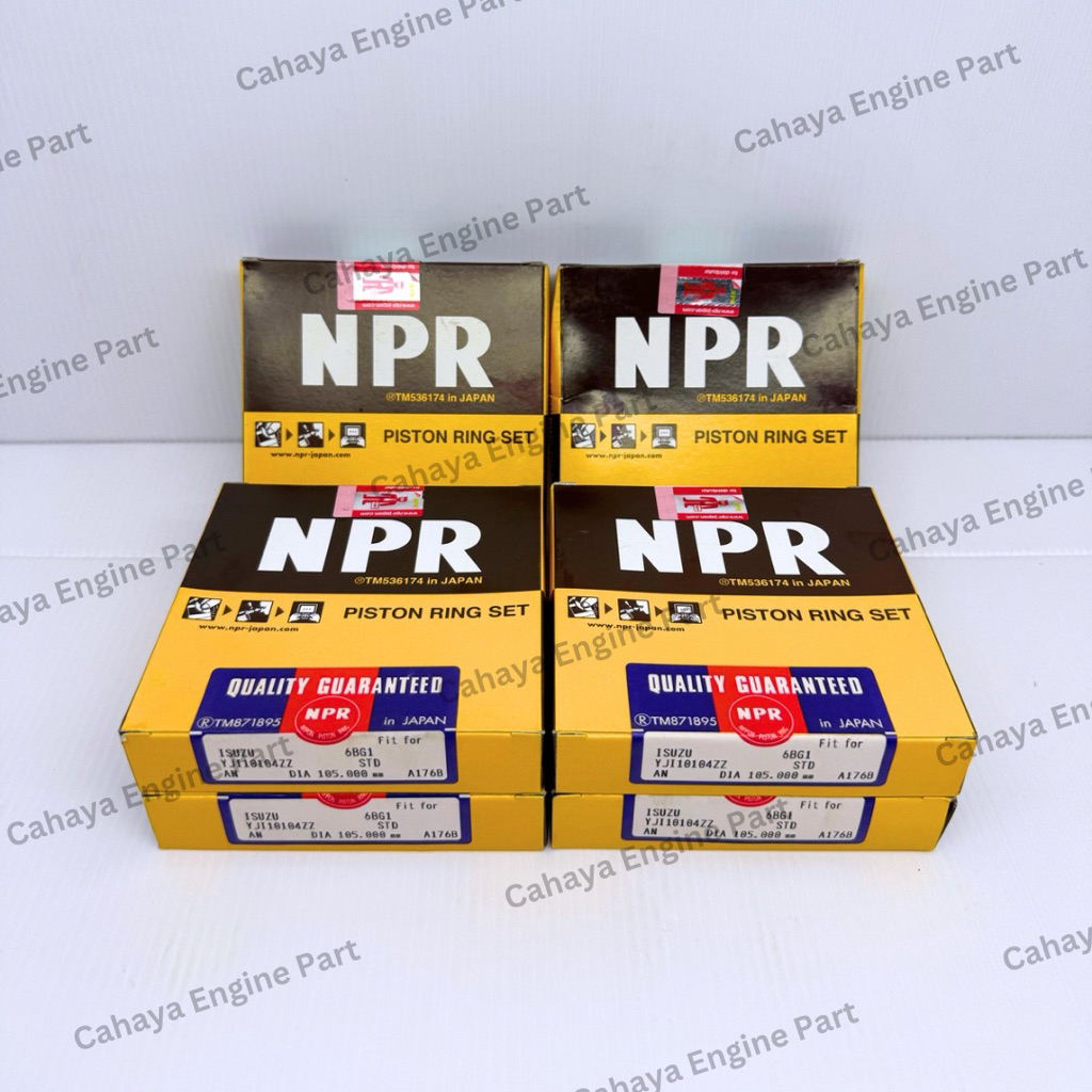 Jual RING PISTON/RING SEHER SET NPR JEPANG ISUZU 4BG1 | 6BG1 (3 RING ...
