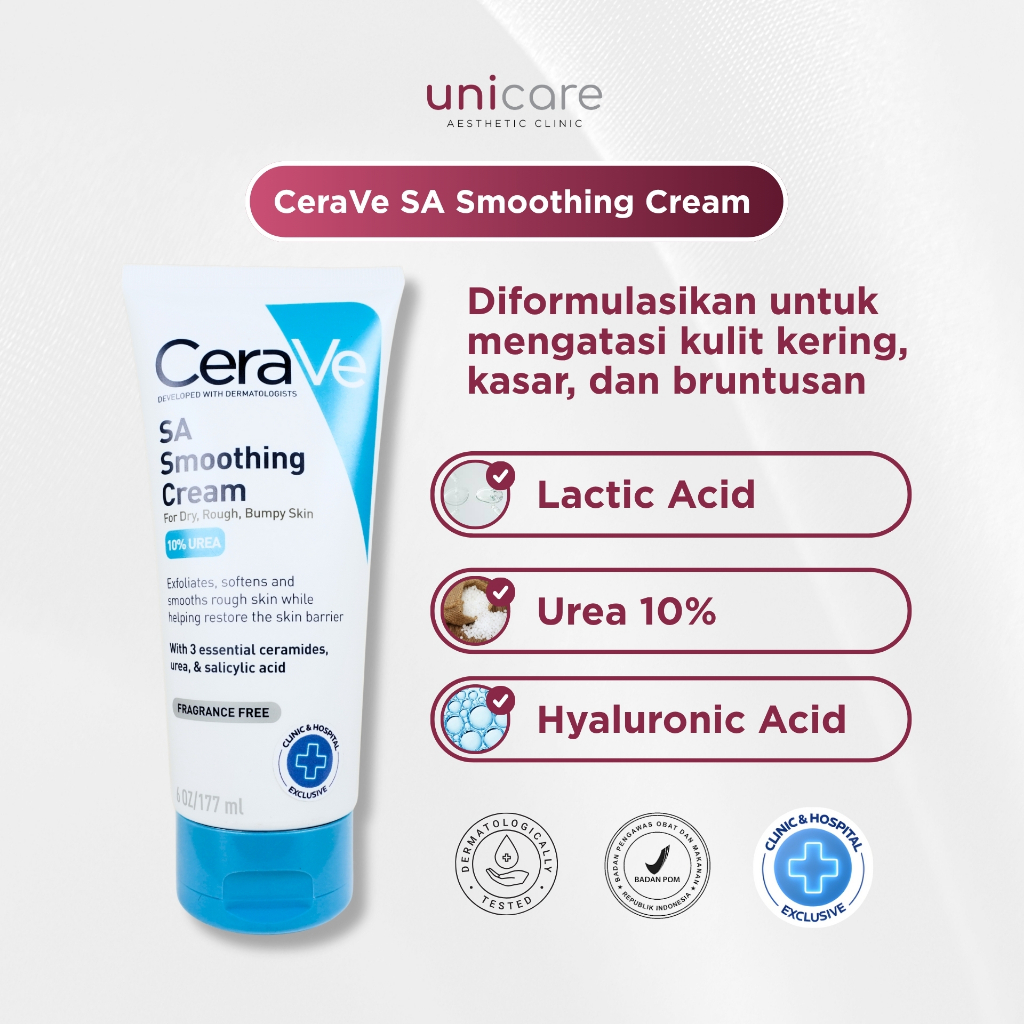 Jual CeraVe SA Smoothing Cream 177ml / Krim untuk kulit Bruntusan ...