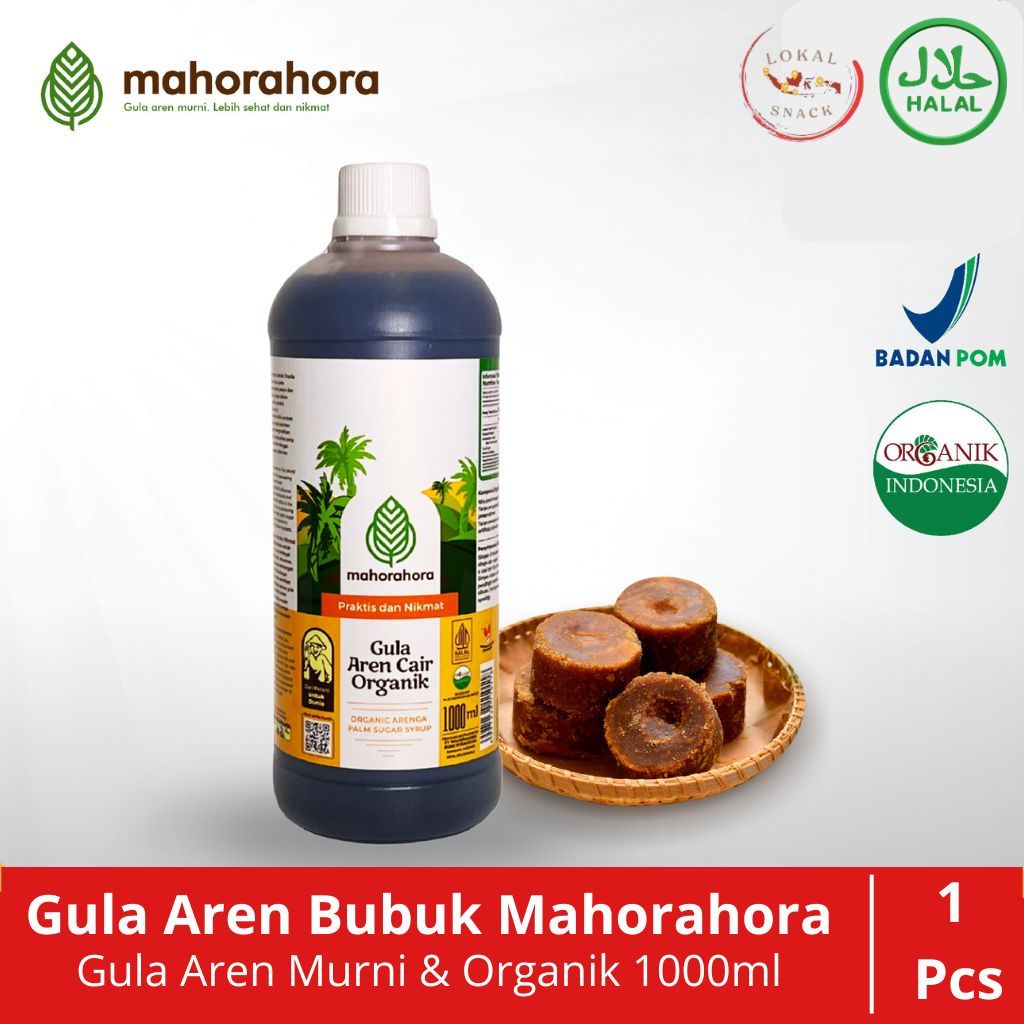 Jual Mahorahora Gula Aren Organik 1L | Gula Sehat Rendah Gula Darah ...