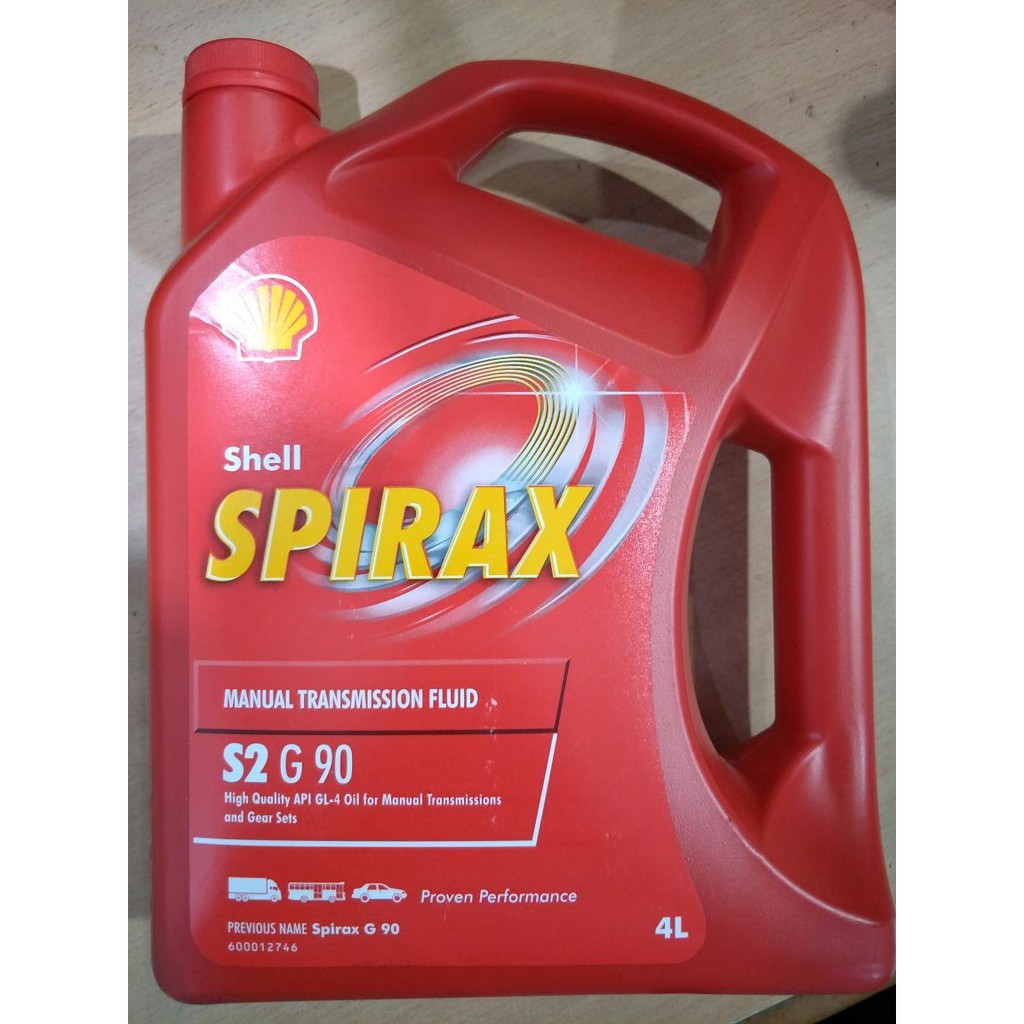 Jual Shell Spirax S2 G SAE 90W 4 Liter API GL-4 Oli Transmisi Manual ...