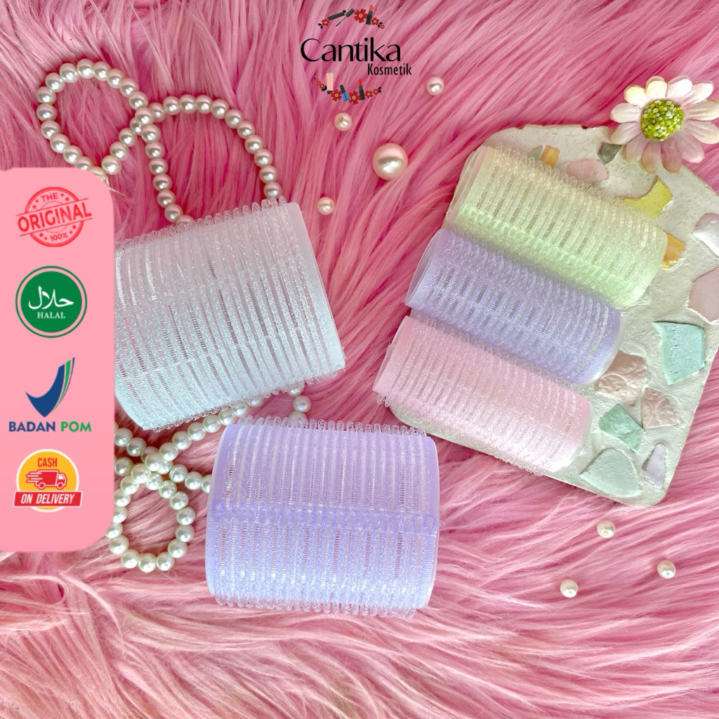 Jual CANTIKA Roll Rambut rol rambut Tempel bikin rambut curly tanpa ...
