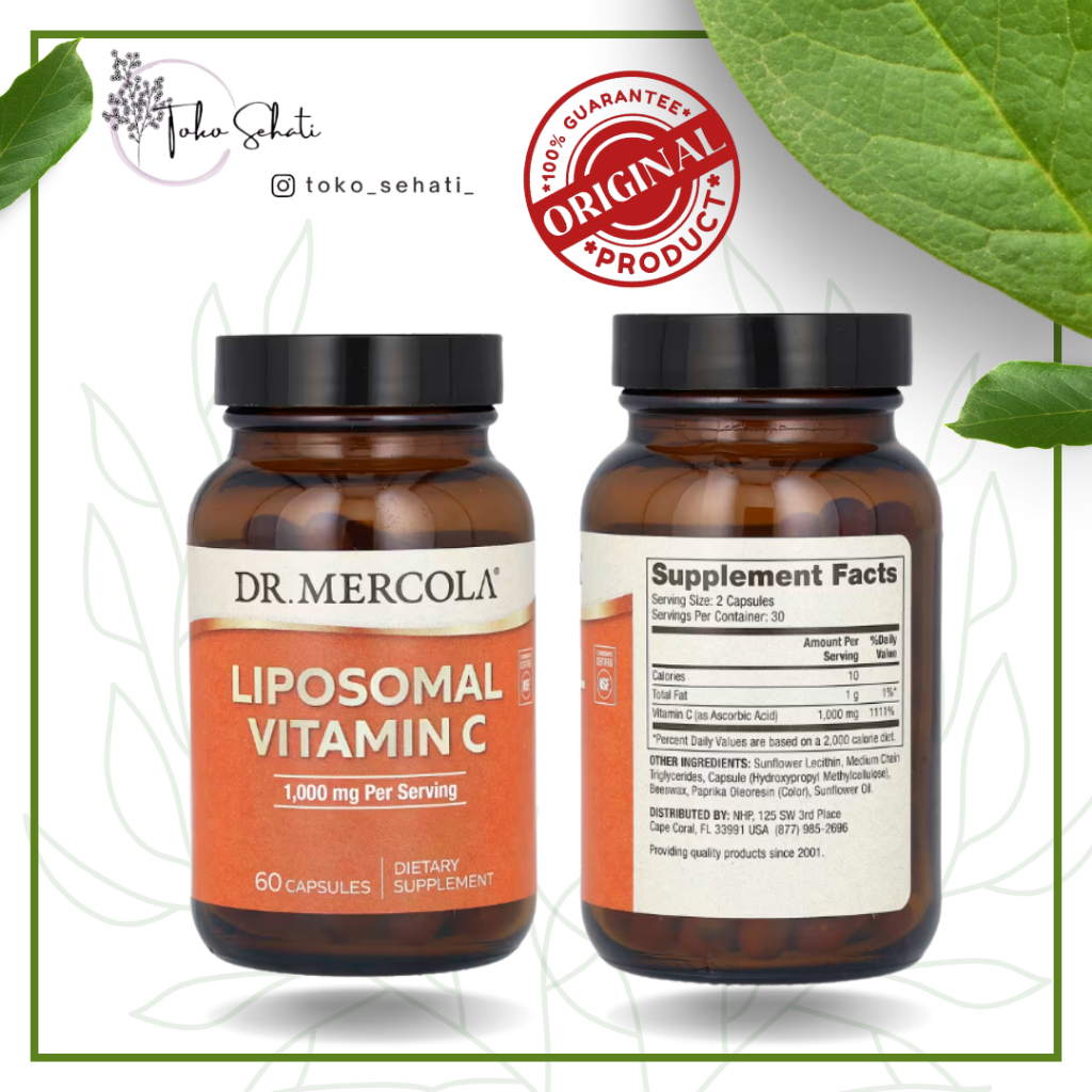 Jual Dr Mercola Liposomal Vitamin C 60 capsules | Shopee Indonesia
