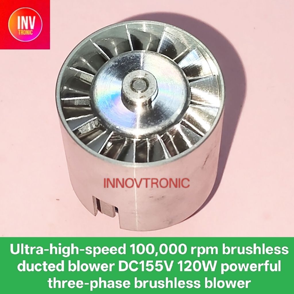 Jual Ultra High Speed 100,000 RPM Brushless BLDC Ducted Blower DC155V ...