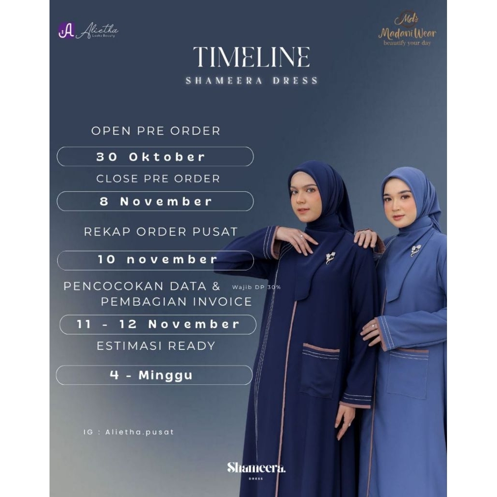 Jual [Pre Order 30 Oktober - 08 November 2025] SHAMEERA SERIES BY ...