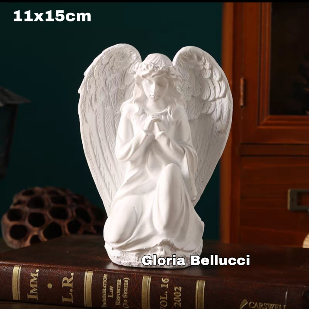 Jual patung angel doa gabriel pajangan malaikat dekorasi hiasan makam ...