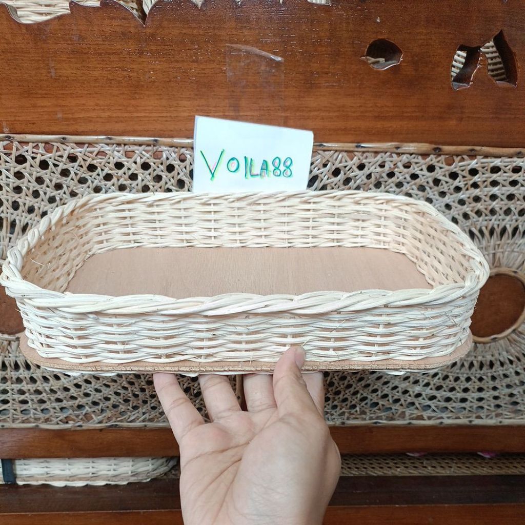 Jual KOTAK ROTAN Size S 29x20 parcel bingkisan seserahan natal lebaran ...