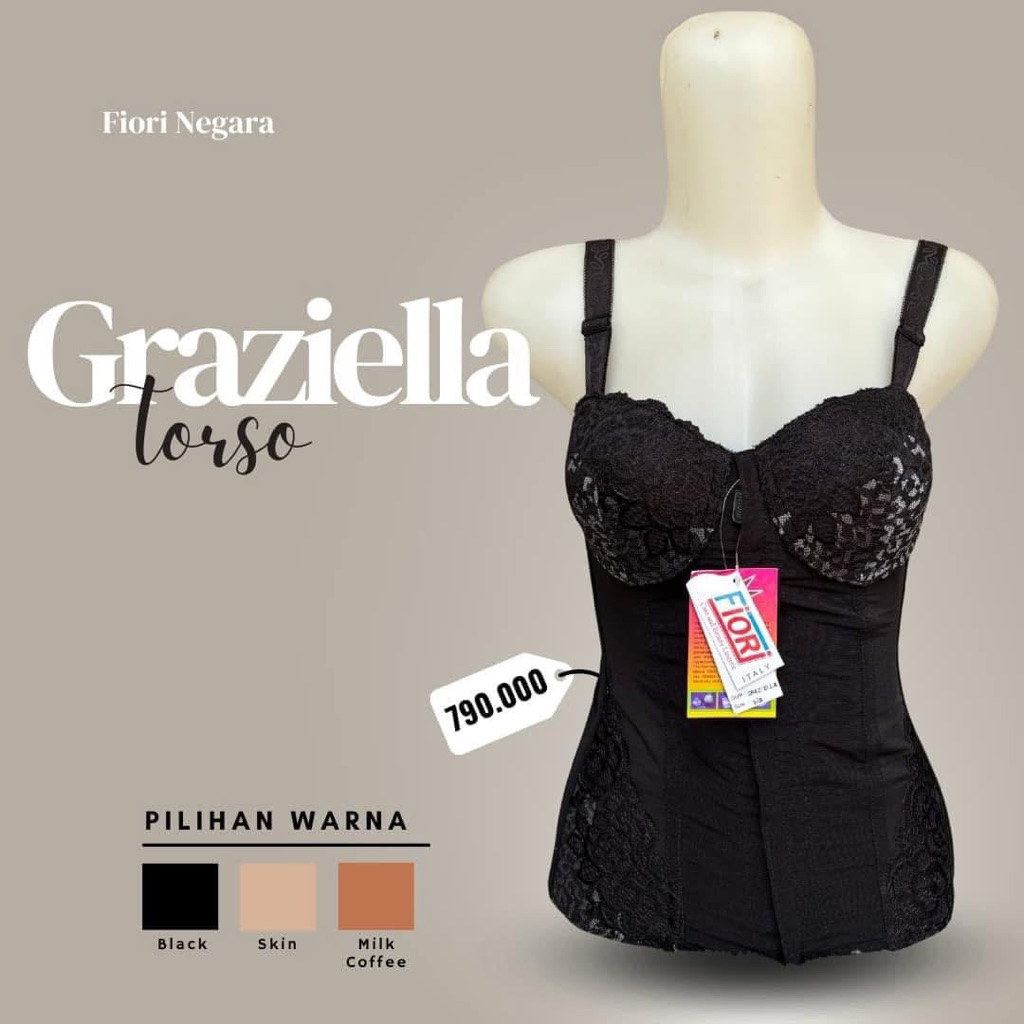 Jual Grazeilla Torso Fiori Longtorso graziela grasiela bustier corset ...