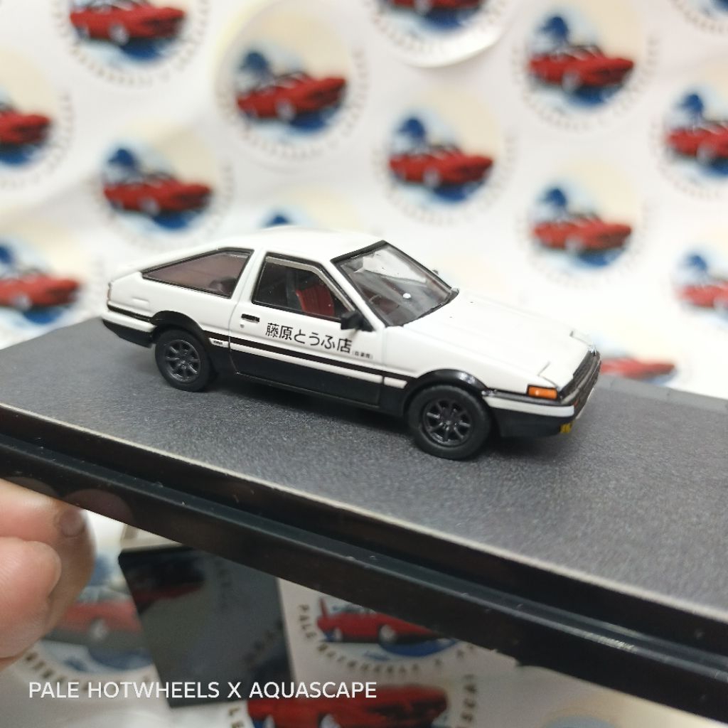 Jual HOBBY JAPAN INITIAL D TOYOTA TRUENO AE86 WITH ENGINE DISPLAY RARE ...