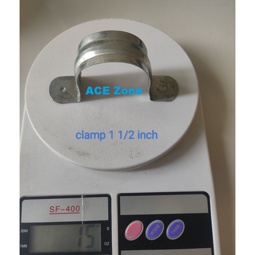 Jual ACE Zone Clamp Omega Klem Pipa PVC Paralon Plat Besi Galvanis 1 1/ ...