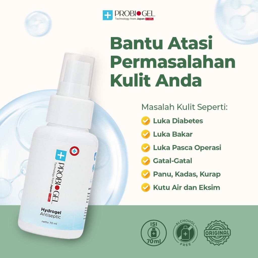 Jual Probiogel Obat Luka Diabetes Bernanah Borok Basah Cepat Kering ...