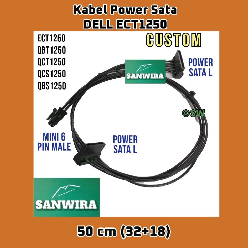 Jual Kabel Power Sata Dell QBT / ECT / ECS / QCT / QCS / QBS 1250 Mini ...