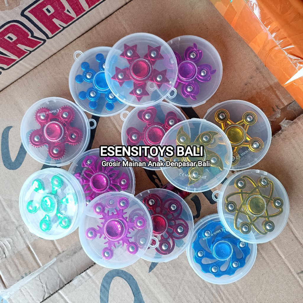 Jual Fidget Hand Spinner Crom Kemasan Cup Plastik Uk Tanggung | Shopee ...