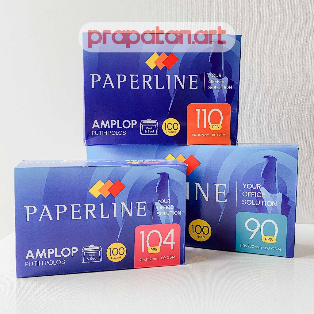 Jual Amplop Putih Paperline 104-90PPS | White Envelope | Shopee Indonesia