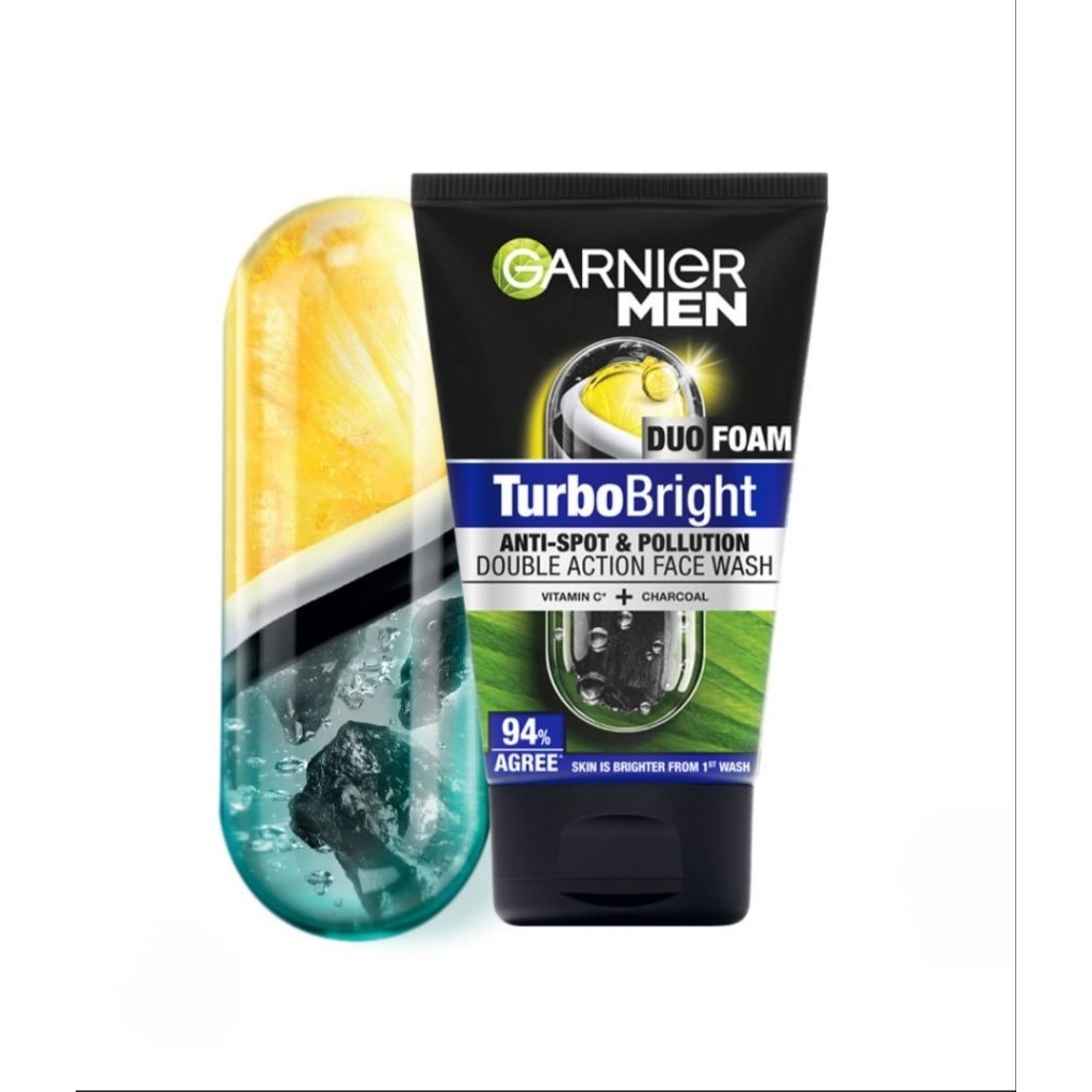 Jual Garnier Men Turbo Bright 100ml | Shopee Indonesia