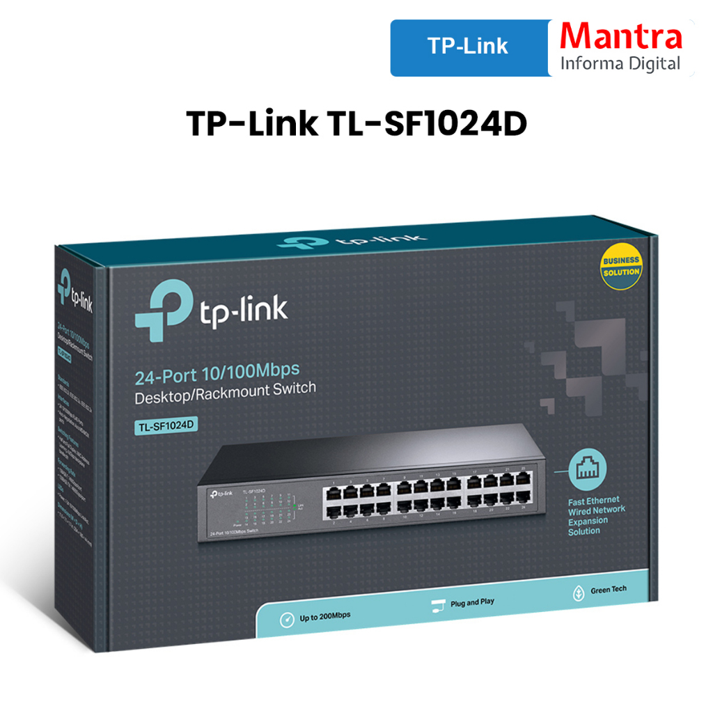 Jual Tp-Link TL-SF1024D 24-Port Energy-Saving Switch | Shopee Indonesia