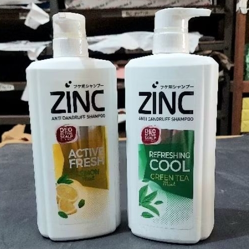 Jual ZINC Shampoo Anti-Ketombe 680 ml - Zinc Green Tea/Lemon Mint Sampo ...