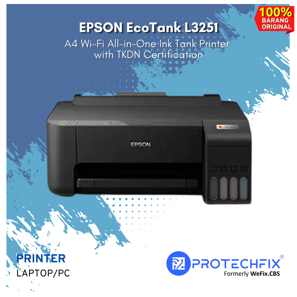 Jual Epson EcoTank L3251 A4 Wi-Fi All-in-One Ink Tank Printer Designed ...