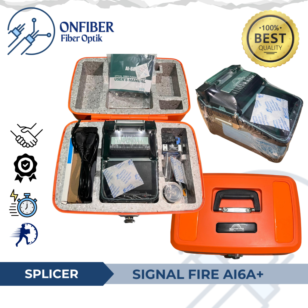 Jual Signal Fire Splicer Ai6a+ / Splicing Ai6a+ lengkap VFL OPM ...