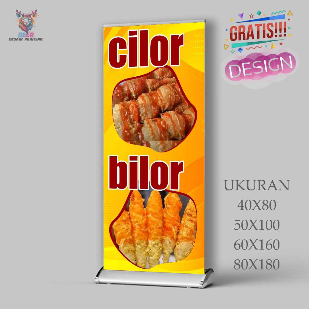 Jual Cetak Spanduk Banner CILOR BILOR B Costom Desain | Shopee Indonesia