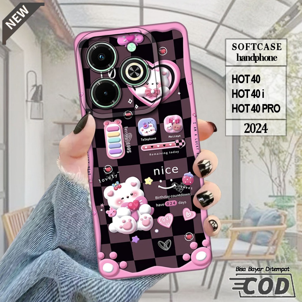 Jual Case infinix HOT 40 _infinix HOT 40i _infinix HOT 40 Pro -casing ...
