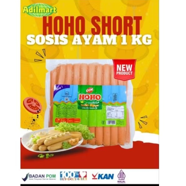 Jual HOHO SOSIS AYAM SHORT ISI 62 1KG | Shopee Indonesia