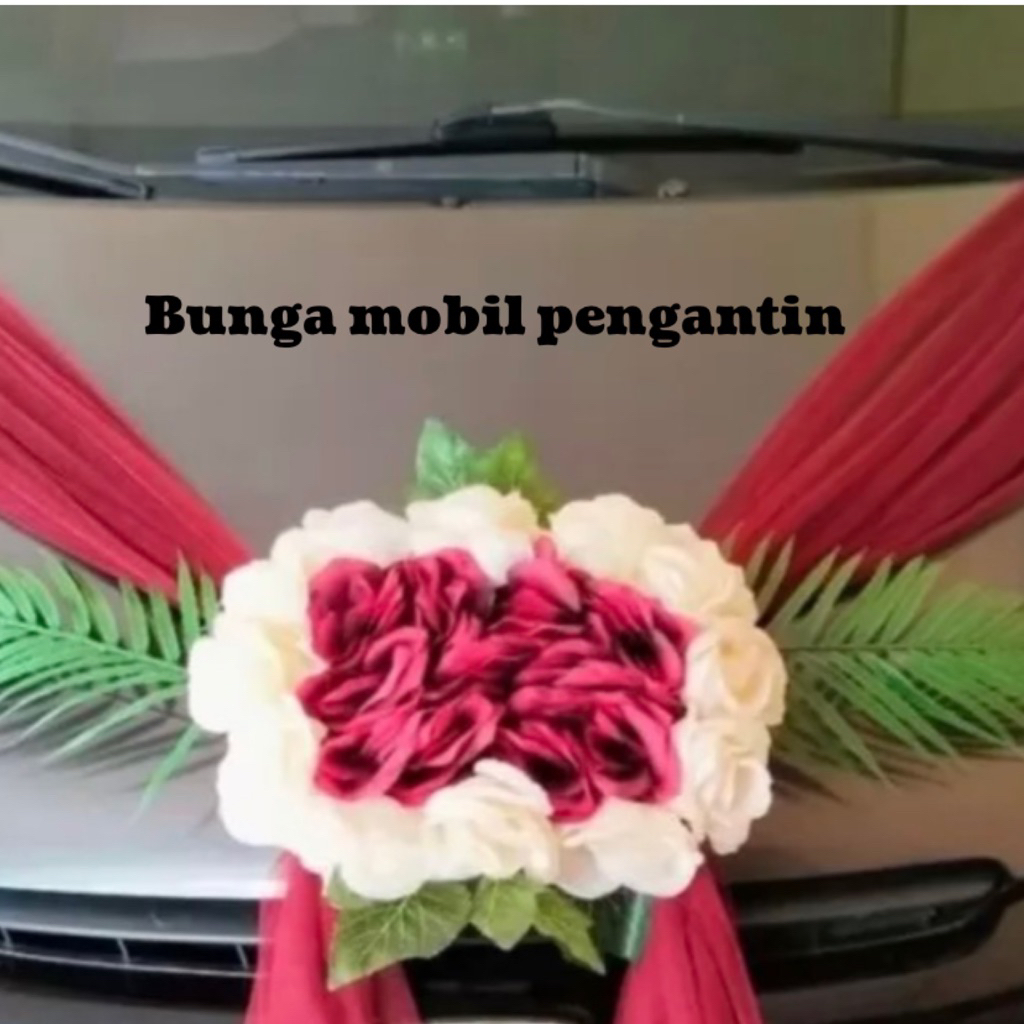 Jual BUNGA MOBIL PENGANTIN (READY STOCK) / bunga hiasan mobil pengantin ...