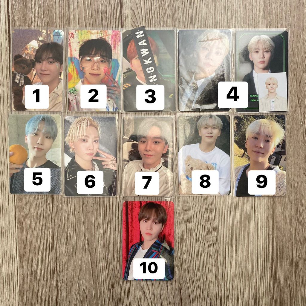 Jual [READY] SEVENTEEN SEUNGKWAN PHOTOCARD OFFICIAL svt pc scoups choi ...