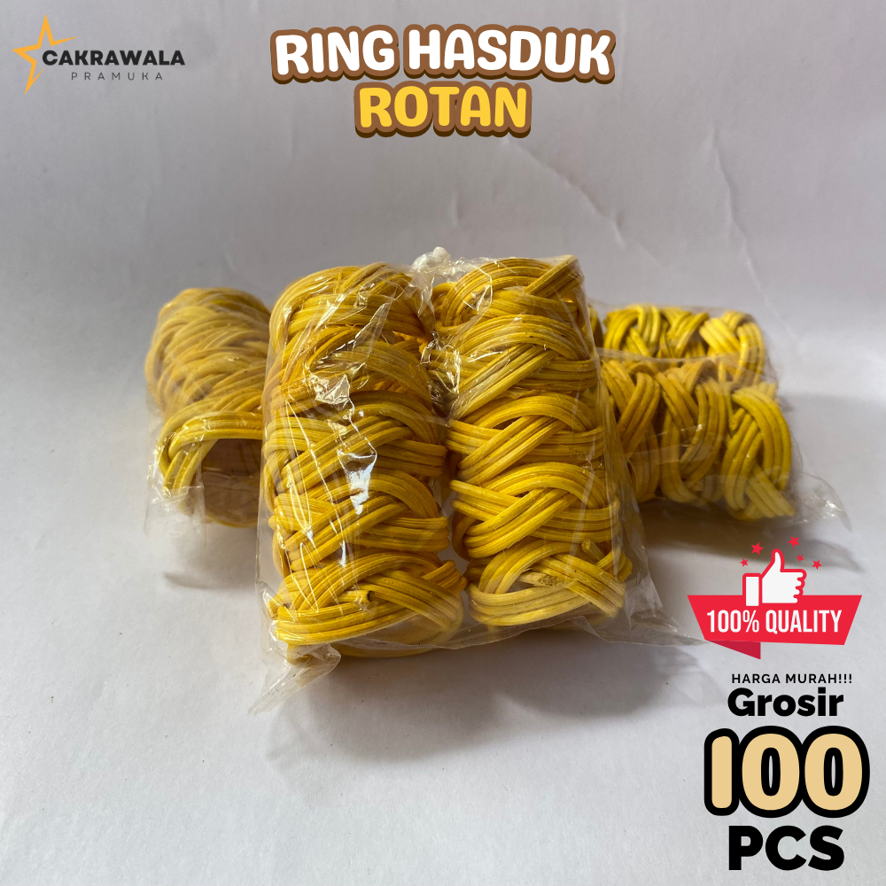Jual Paket 100/200 PCS Ring Kolong Hasduk Pramuka – Bahan Rotan Kuat ...