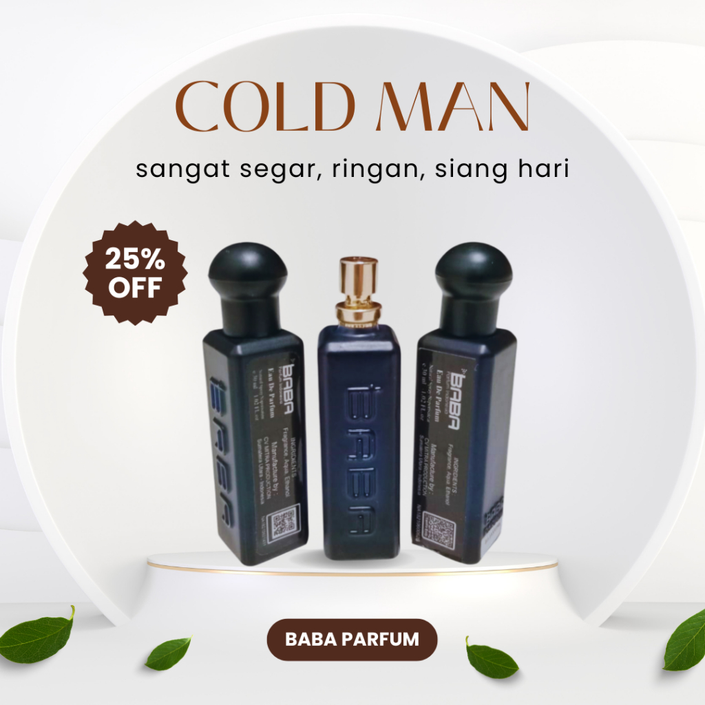 Jual BABA PARFUM 30ML - COLD MAN - CRISDI SAUVAGE - DETECTIVE - DEBUT ...