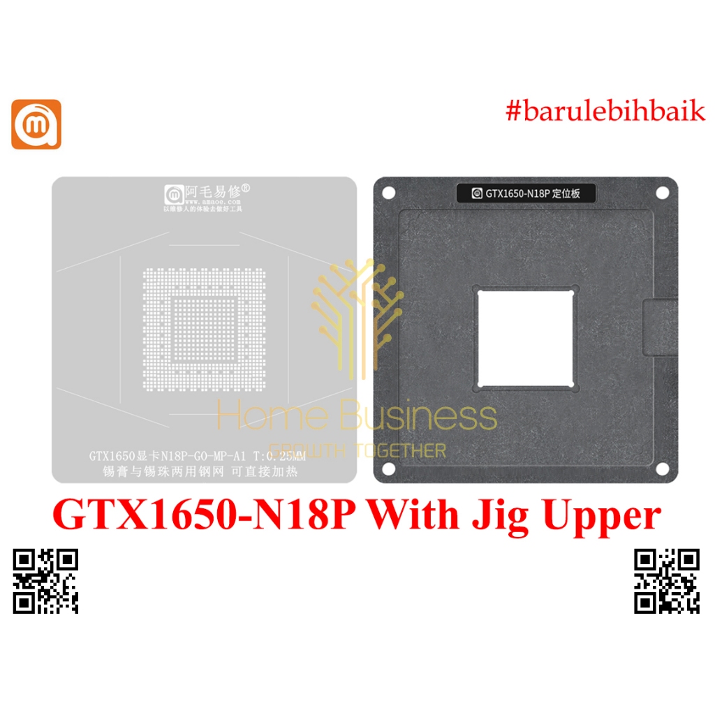 Jual Amaoe Stencil BGA Reballing GPU NVIDIA GTX1650 GTX 1650 N18P N18P ...