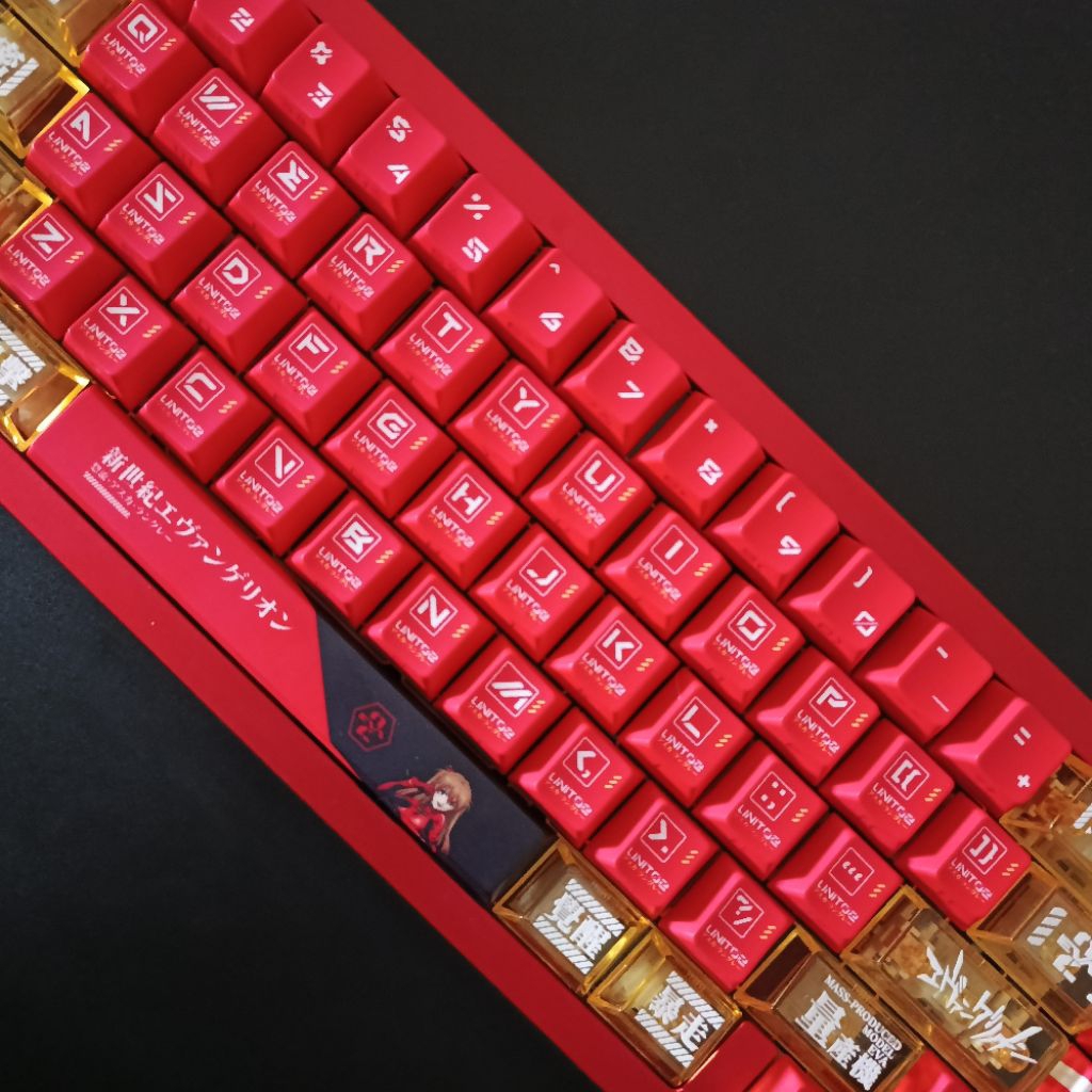 Jual AL65 Keyboard Alumunium Full-built (Ajazz Gift Switch + Evangelion ...
