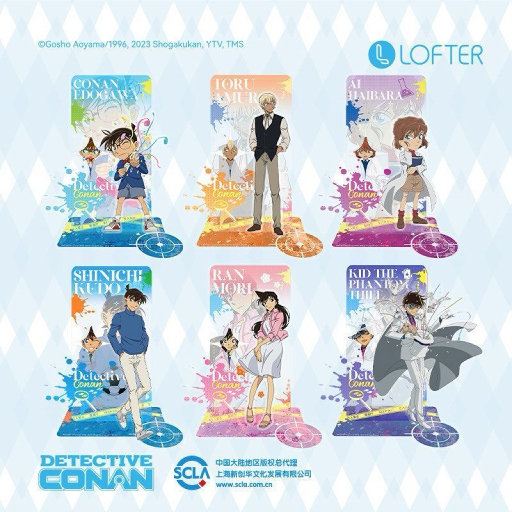Jual Official Detective Conan Standee Acrylic / Conan Edogawa Ran Mori ...