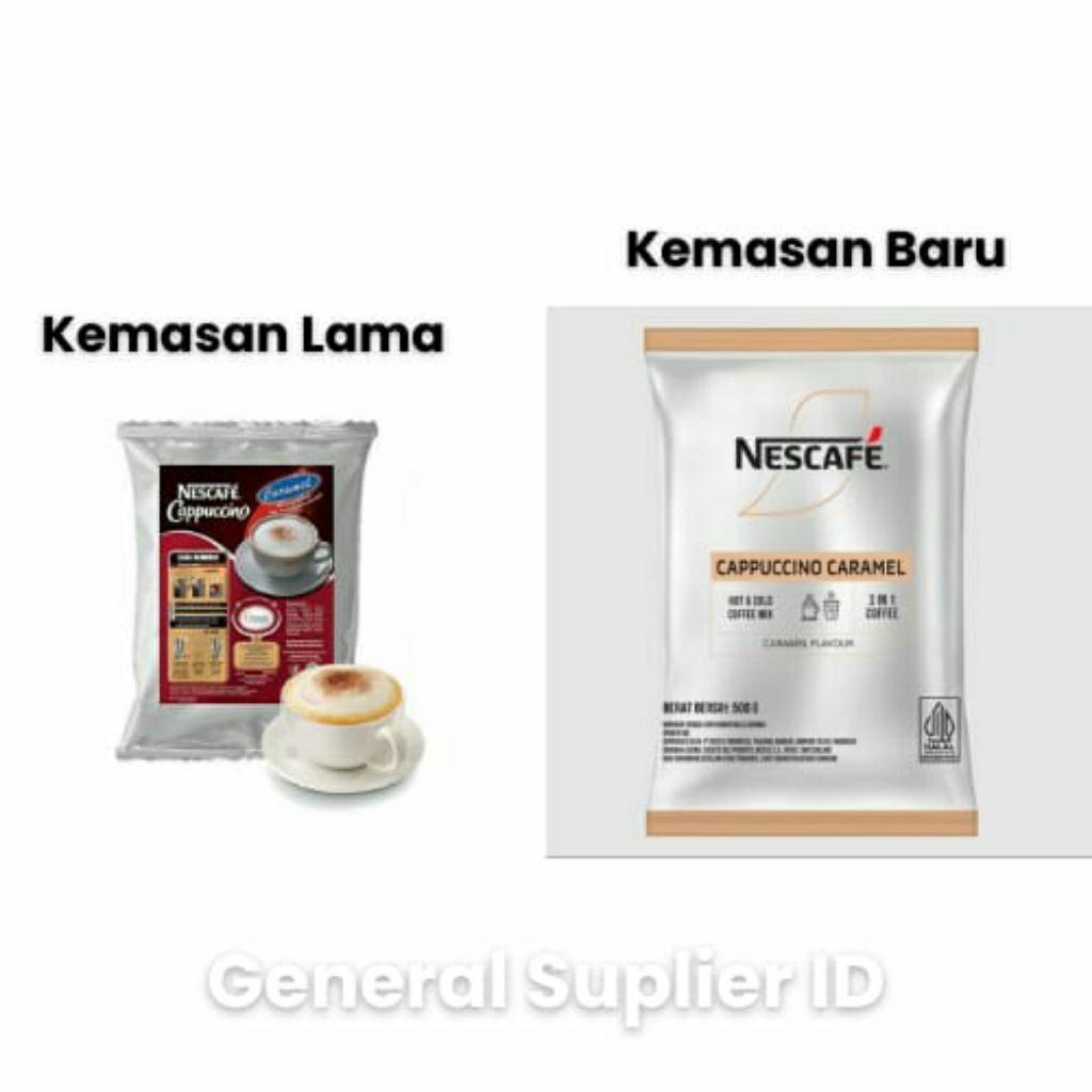 Jual Nescafe Cappucino Caramel 500gr - Original Nestle Professional ...